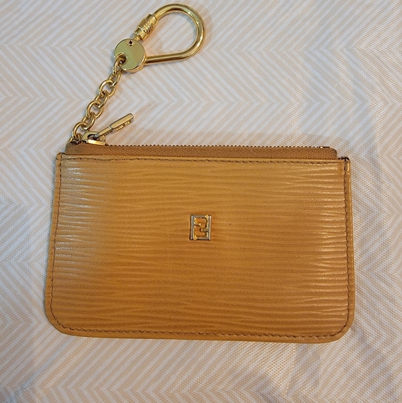 Fendi | Bags | Fendi Epi Leather Pochette Cles Coin Card Key Pouch ...